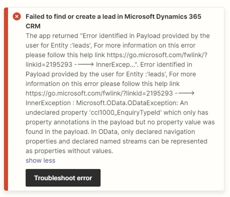 Zapier and Microsoft Dynamics 365 CRM | James White - Web Developer